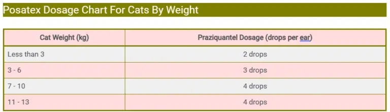 Posatex Dosage For Cats: Uses, Benefits & Side Effects