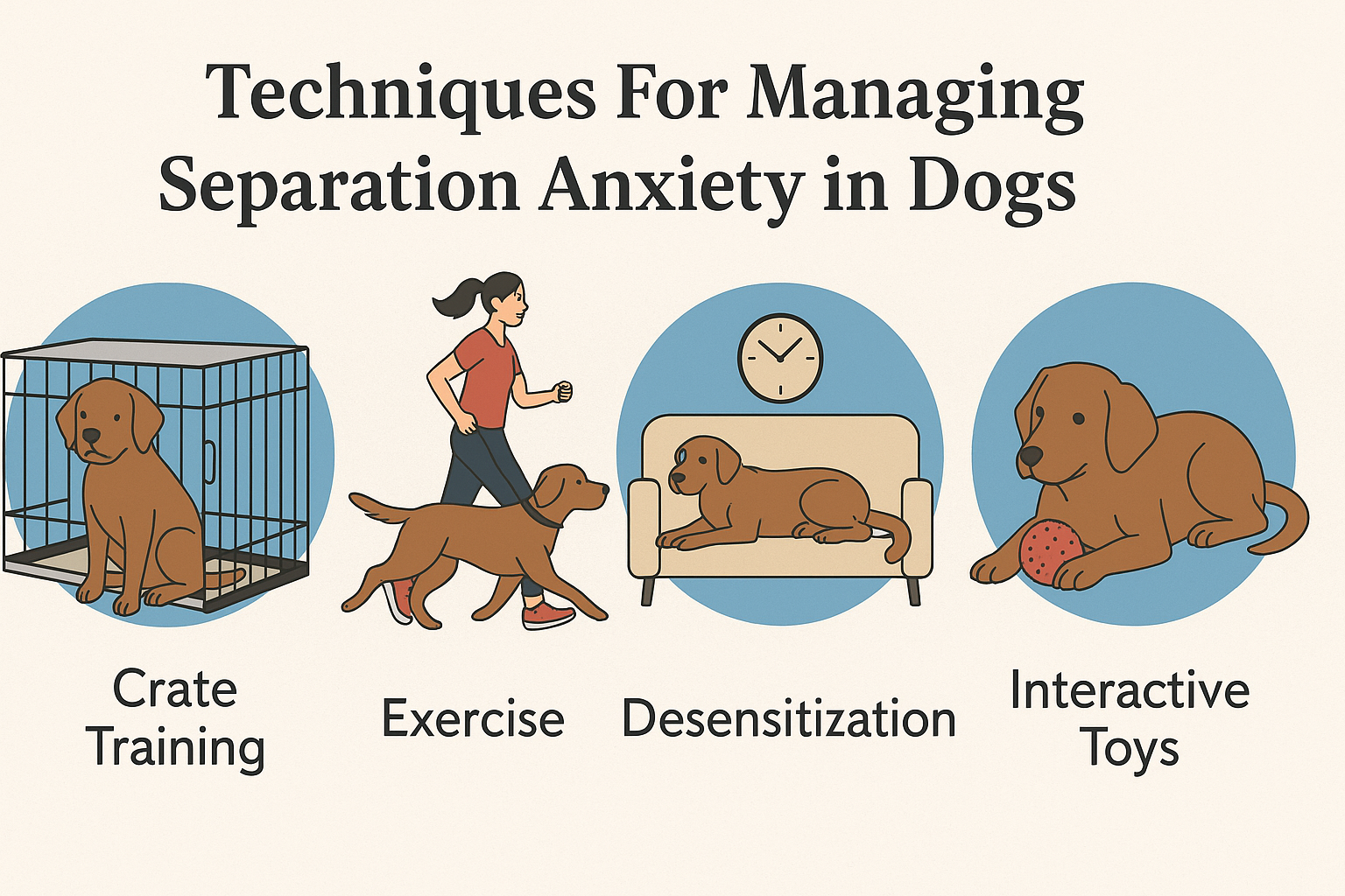 Techniques For Managing Separation Anxiety in Dogs