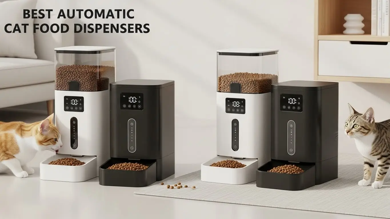 9 Best Automatic Cat Food Dispensers Of 2026 (Tested & Reviewed)
