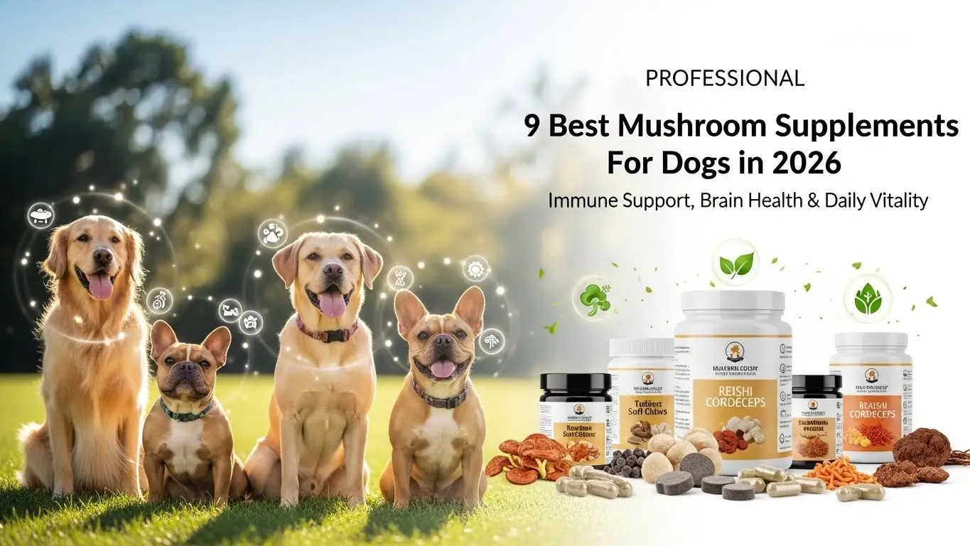 9 Best Mushroom Supplement For Dogs In 2026